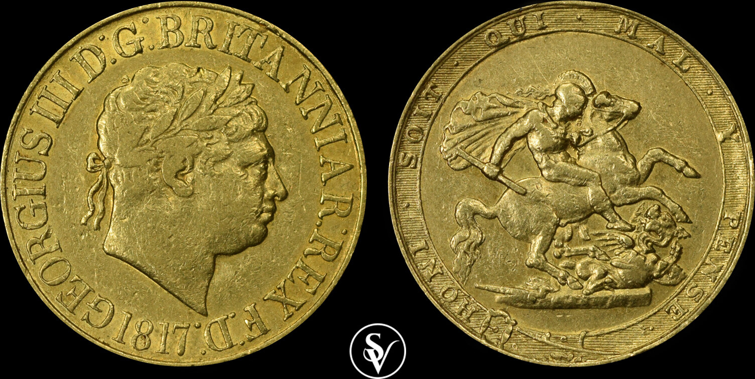 Great Britain 1 sovereign 1817 George III | MA-Shops