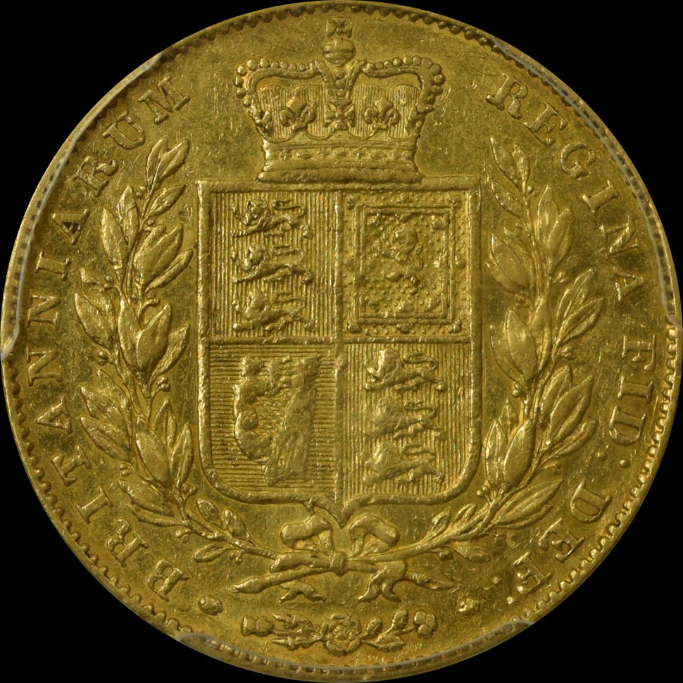 Great Britain sovereign 1839 Victoria shield AU53 | MA-Shops