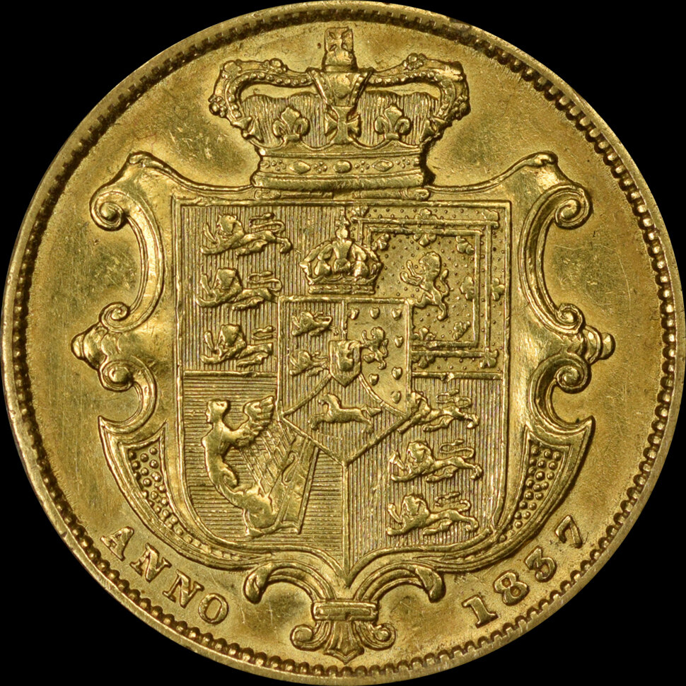 Great Britain 1 sovereign 1837 William IV | MA-Shops