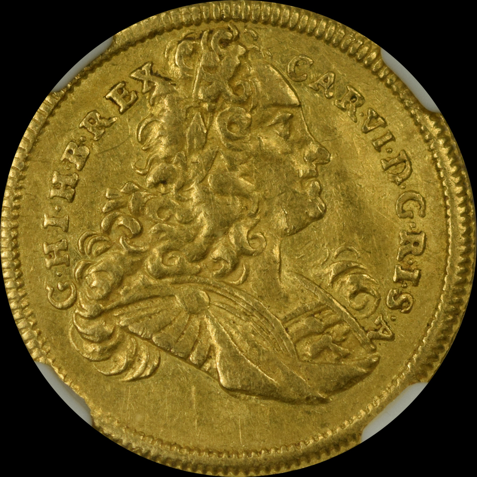 HUNGARY DUCAT 1726 Charles III NGC AU 53 | MA-Shops