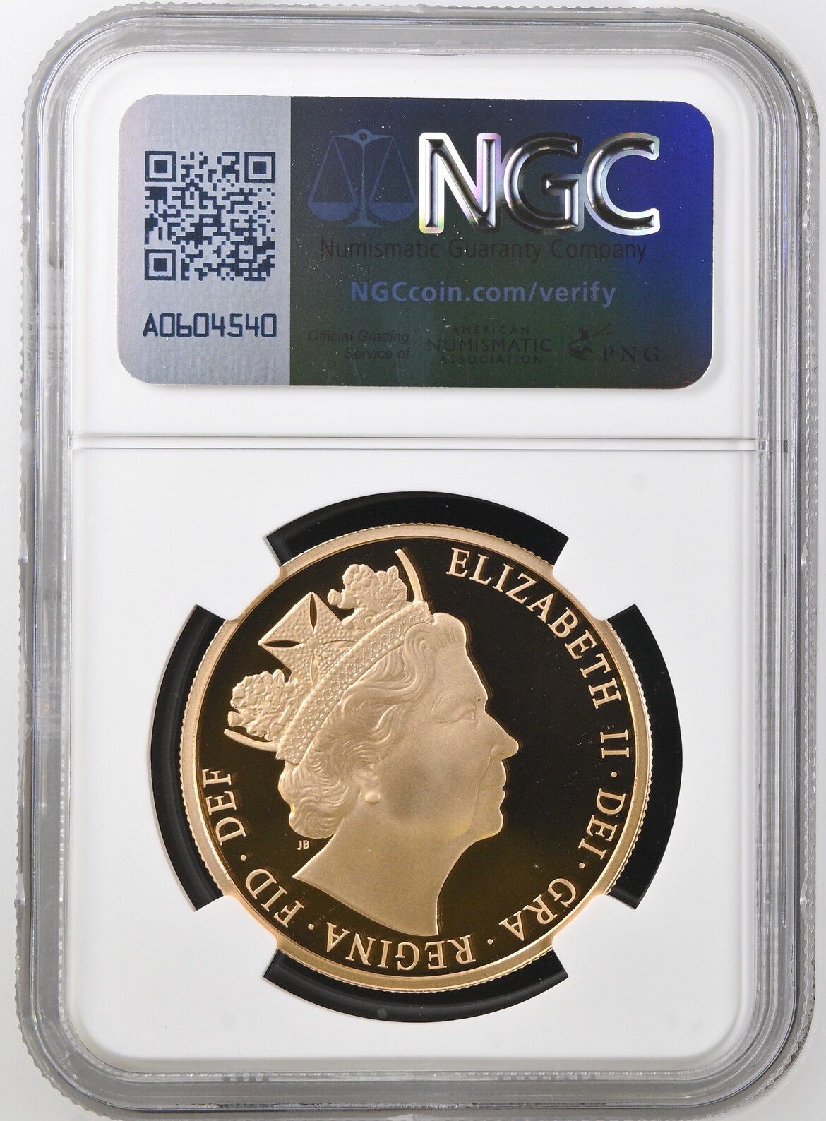 G.BRITAIN 5 pounds 2016 Elizabeth II proof James Butler NGC PF 70 ULTRA ...