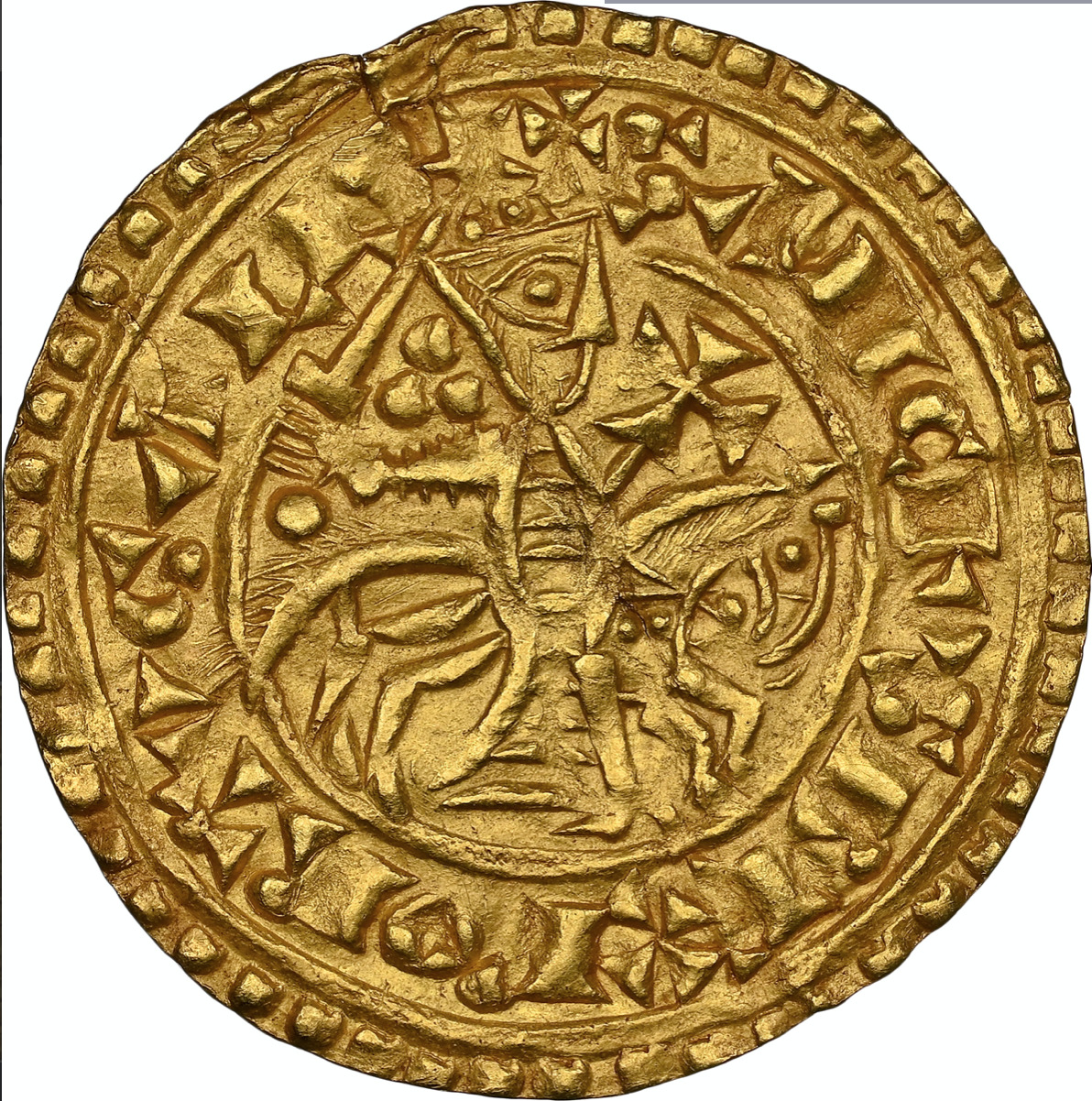 PORTUGAL 1185 Morabitino Sanche 1er - NGC MS 62 | MA-Shops