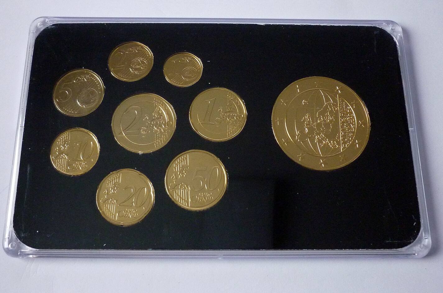 3,88 € 2008 Kursmünzensatz - Malta (Prestige Münzsatz) 24 Karat ...