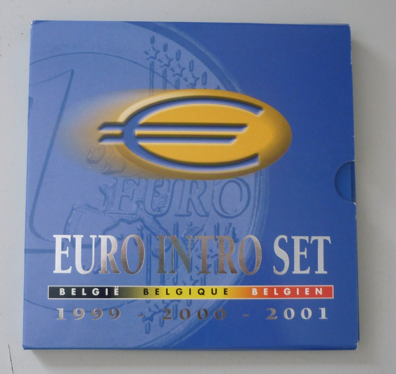 Belgien 3 x 3,88 € 1999, 2000, 2001 offizielle Kursmünzensätze - Euro ...
