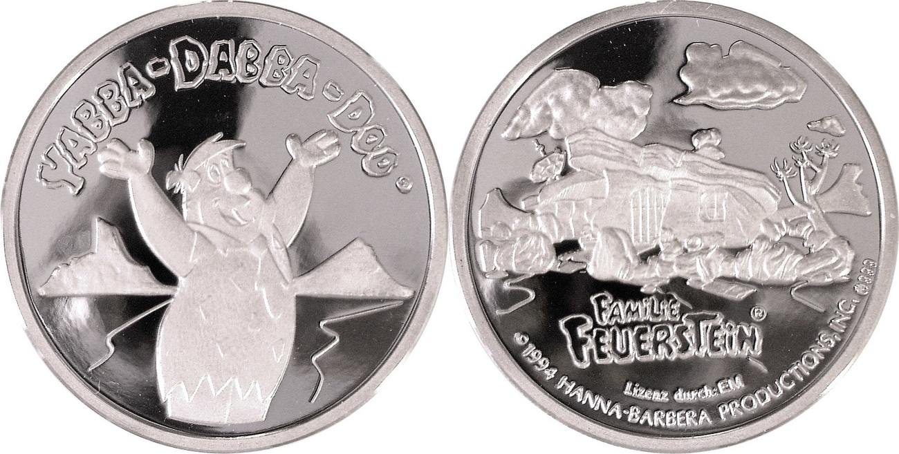 Medaille - Familie Feuerstein Proof gekapselt | MA-Shops