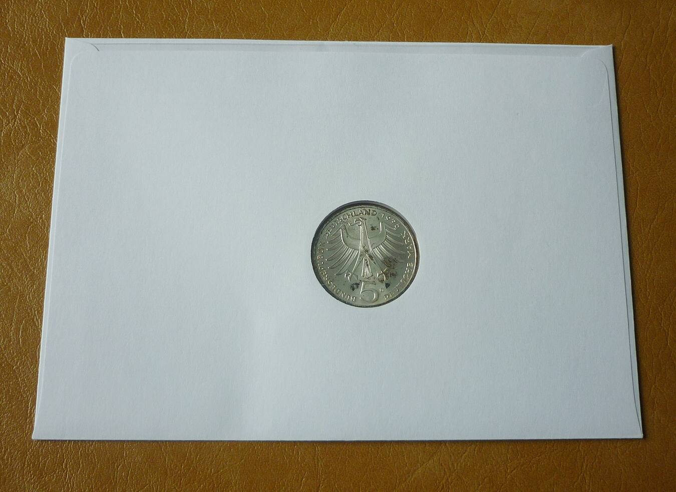 Deutschland/ Bundesrepublik Deutschland 5 DM 1975 (G) Numisbrief - 125 ...