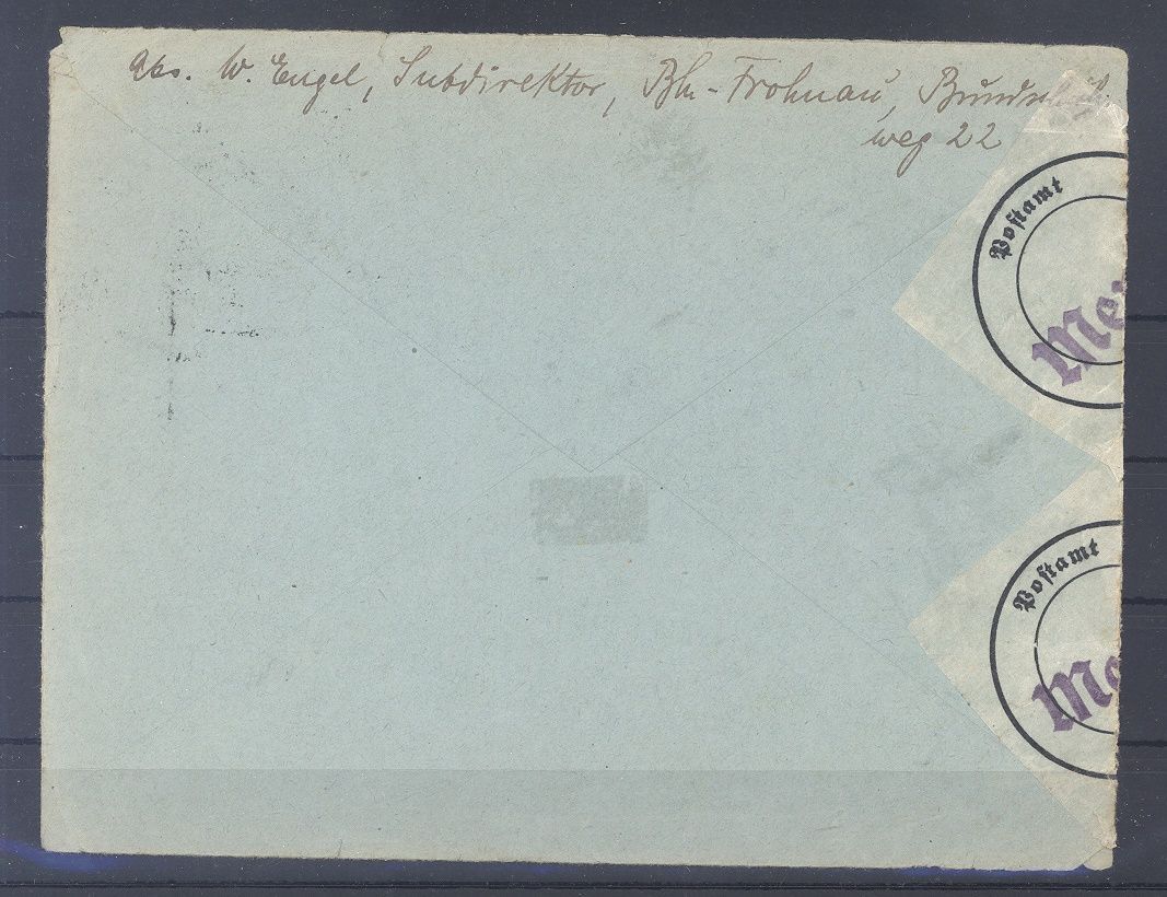 Deutschland vor 1945 Memel, Brief 1939 aus Berlin an das Postamt in ...