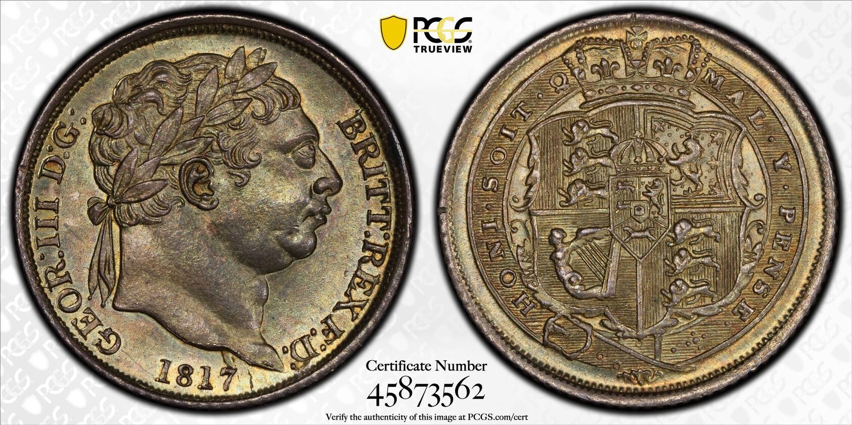 Great Britain 1817 6D S-3791 MS64 | MA-Shops