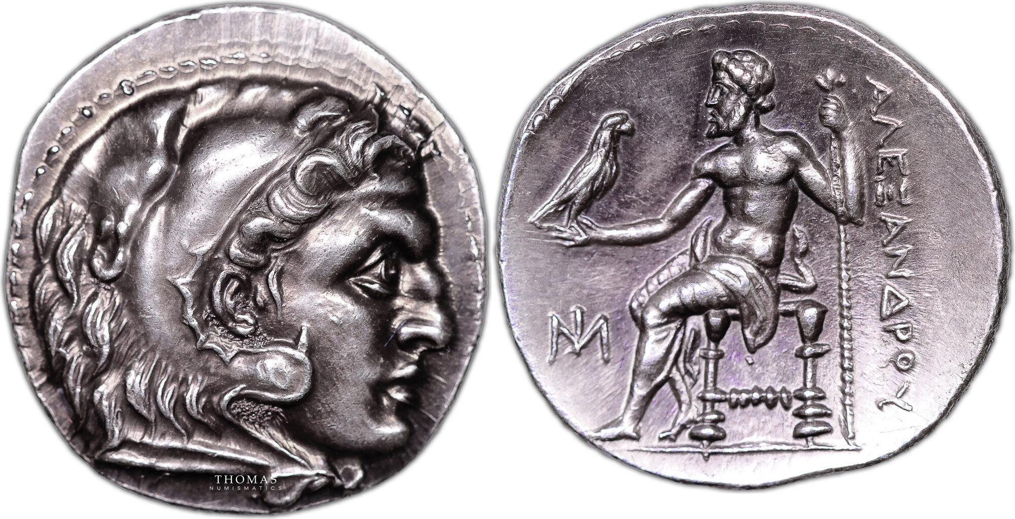 Grecque Drachme 336-323 av. J.-C. Greek coin - Macedonian Kingdom ...