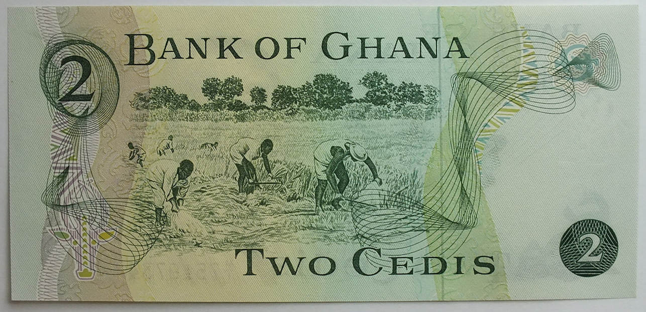 Ghana 2 Cedi 1977 1 | MA-Shops