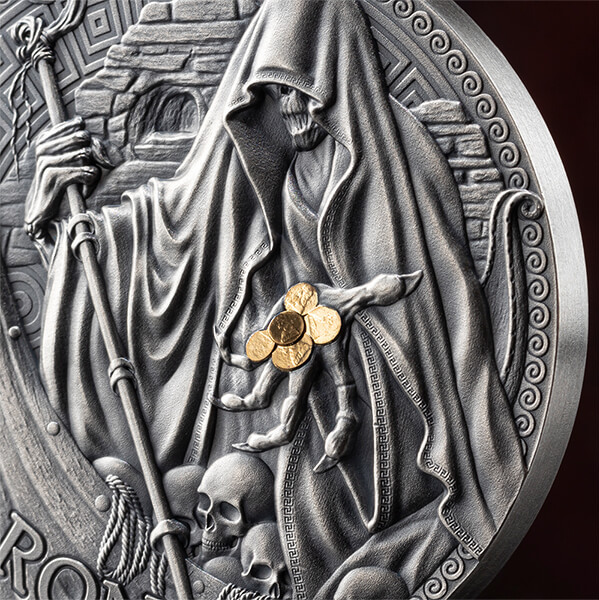 Cameroon 2024 Charon The Great Greek Mythology 1 oz Antique finish Silver Coin 1000 Francs CFA ...