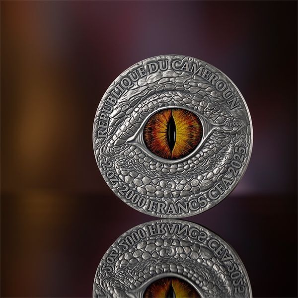 Mythical Hydra The Dragonology 2 oz Antique finish Silver Coin 2000 ...