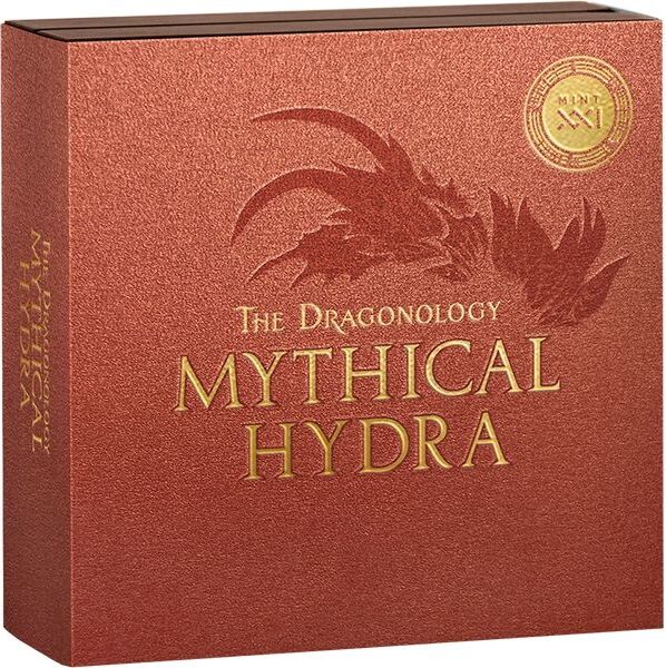 Mythical Hydra The Dragonology 2 oz Antique finish Silver Coin 2000 ...