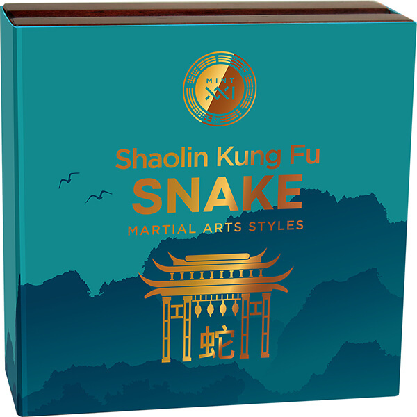 5 Dollars Shaolin Kung Fu Snake Martial Arts Styles 2 oz Antique finish ...