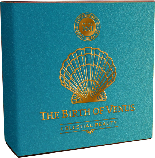 Cameroon 2021 The Birth of Venus Celestial Beauty 2 oz Antique finish ...