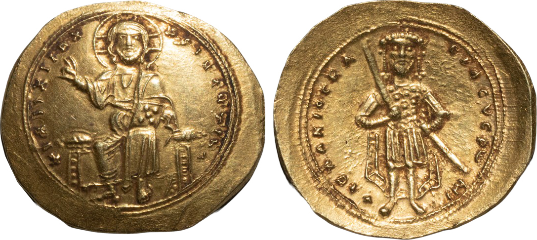 The Byzantine Empire. AV histamenon nomisma. 1057-1059 AV. Isaac I ...