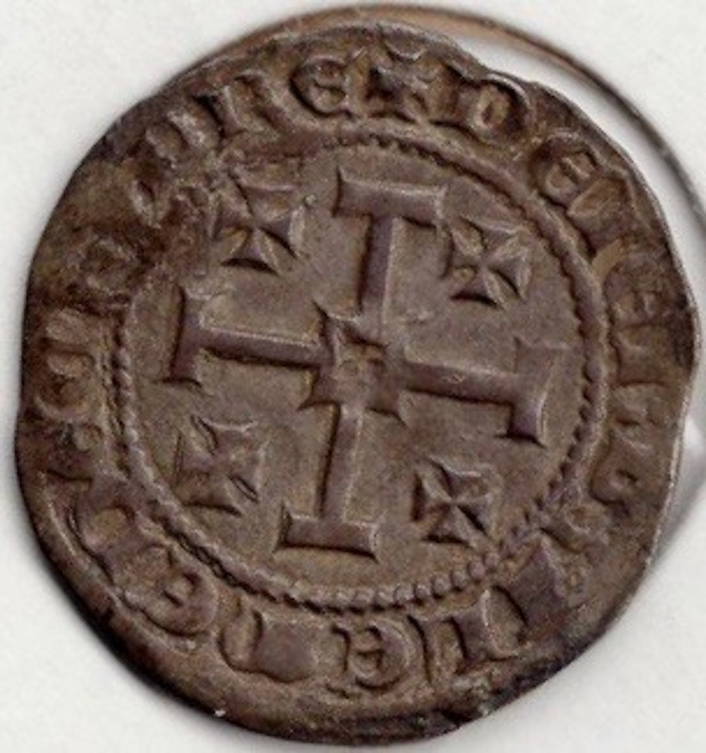 1359-1369 Cyprus Crusader State King Peter I silver gros coin | MA-Shops