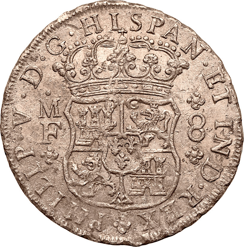 United Kingdom Europe Coins 1739 8 reales Mexico Sunken treasure coin ...