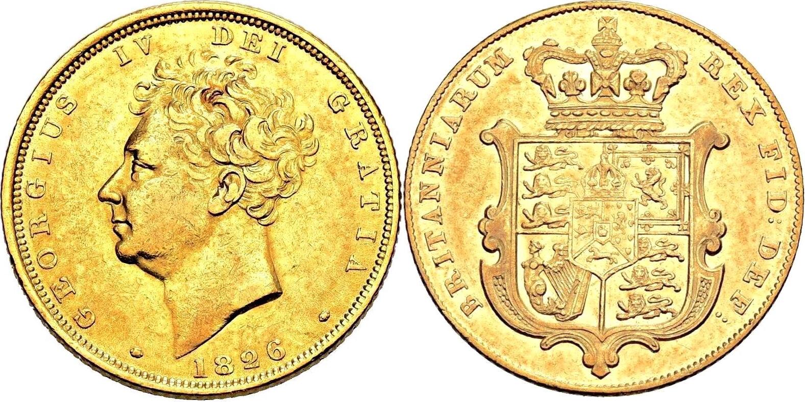 United Kingdom 1826 Sovereign NGC AU53 | MA-Shops