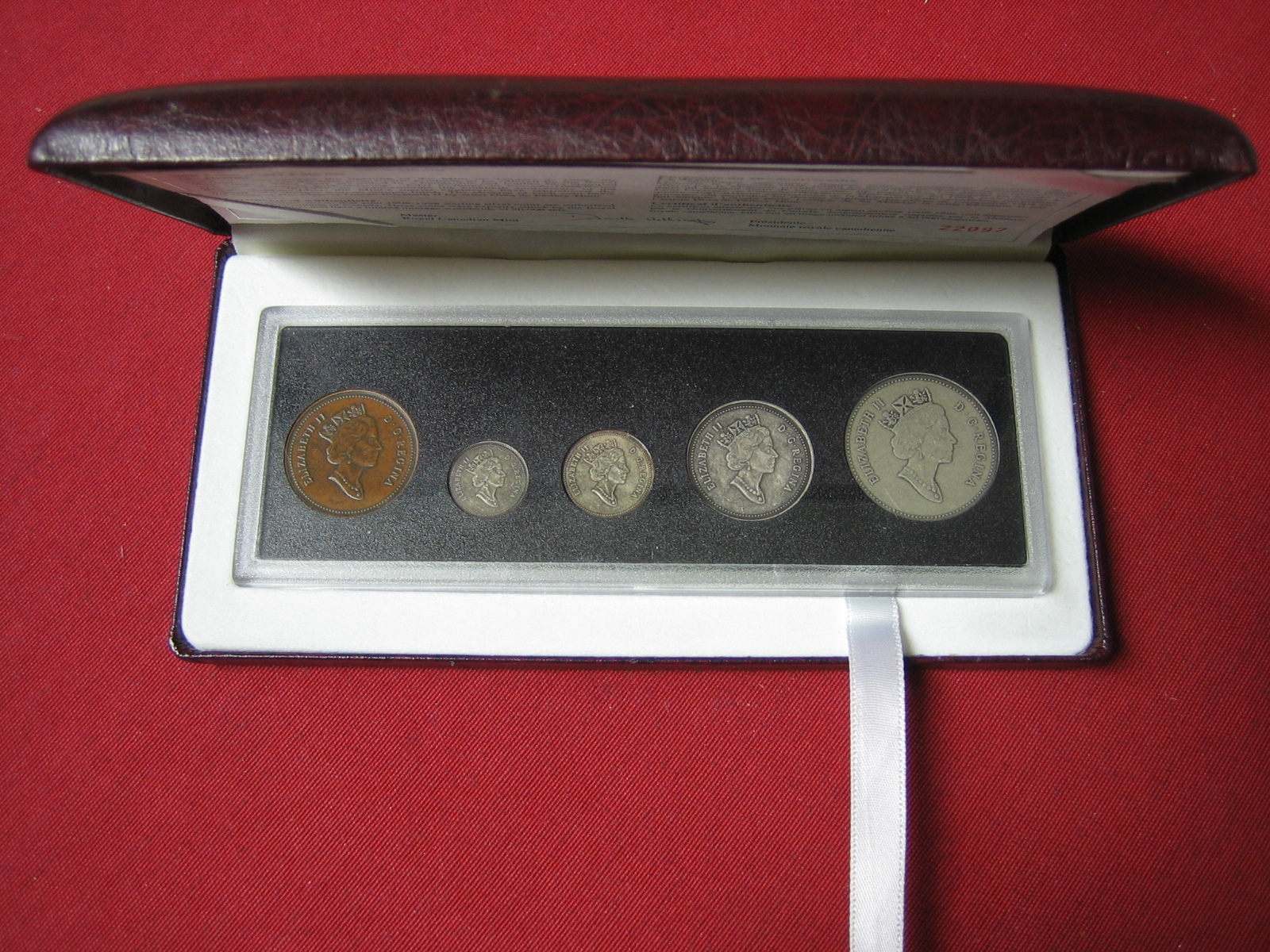Kanada 91 Cents 1908 / 1998 90 Anniversary Coin Set BU Antik Finish ...