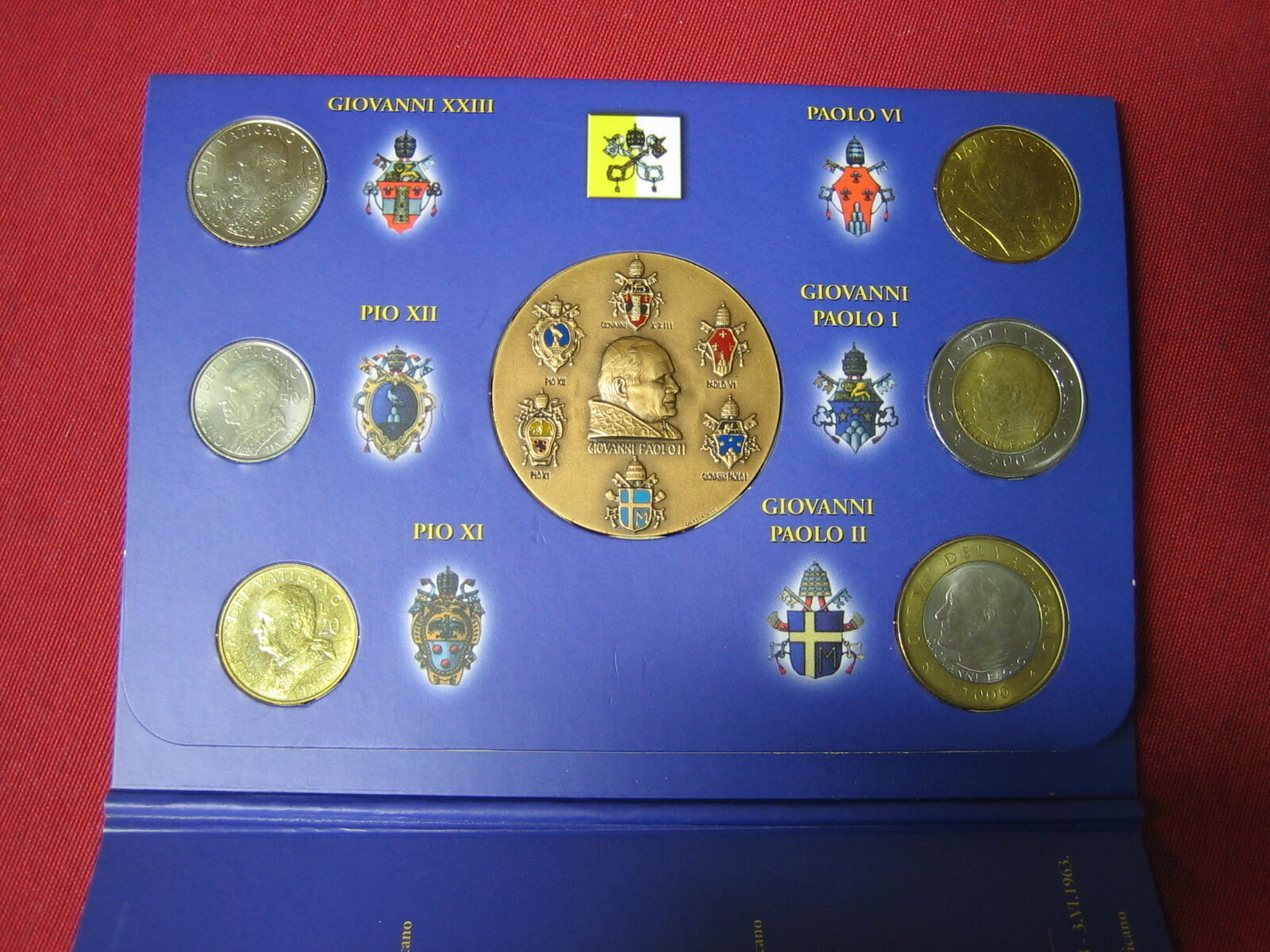 Vatikan 1870 Lire 1929 - 2001 Medal and Coins of the Popes AU-. | MA-Shops