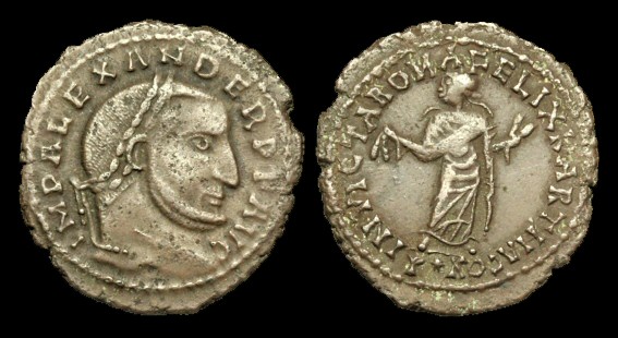 ROMAN IMPERIAL LT-JQBD - (L DOMITIUS) ALEXANDER of Carthage (Usurper ...