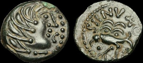 CELTIC GAUL CE-BWDF - CENTRAL GAUL, Senones SIINV, AE Unit, ca.80-52BC ...