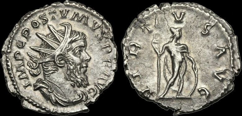 ROMAN IMPERIAL AN-PFTW - POSTUMUS - Bil., Antoninianus, Mars, Robust ...