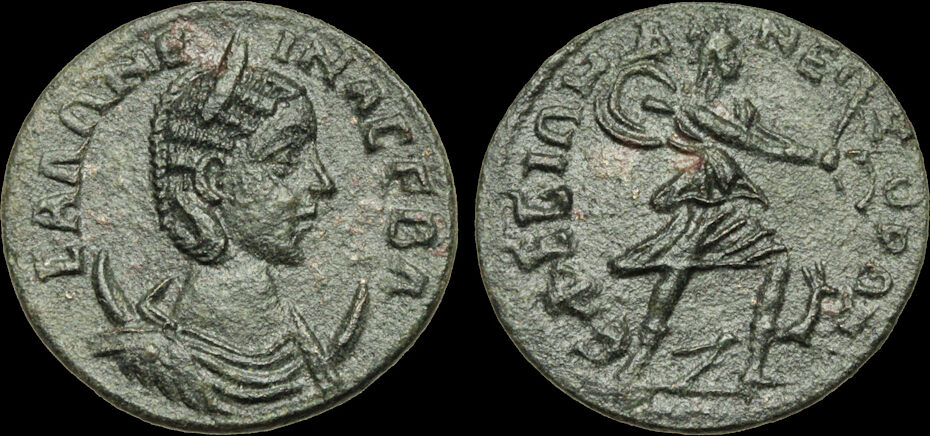 ROMAN PROVINCIAL IM-DKUD - SALONINA - IONIA, Ephesus - AE27, 4th ...