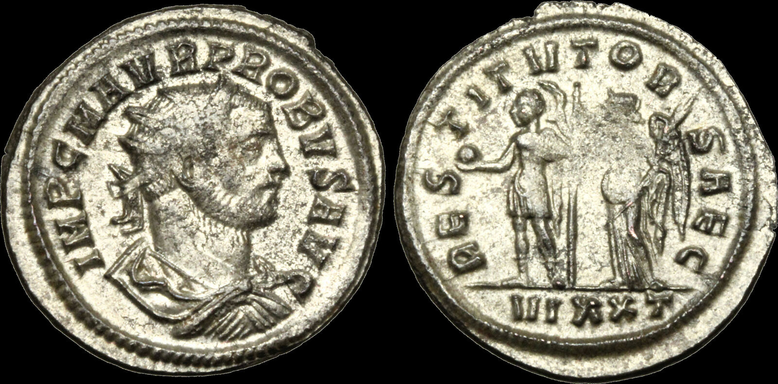 ROMAN IMPERIAL 401Cb-Uncer - PROBUS - 2nd emission of Ticinum, FLORIAN ...