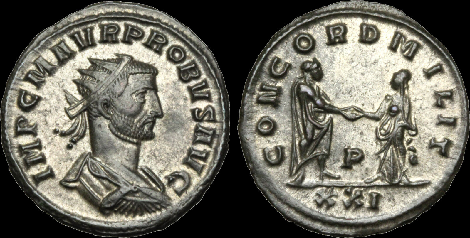 ROMAN IMPERIAL 651Cb-Hall2039 - PROBUS - Billon Antoninianus, well ...