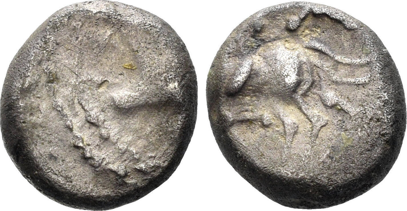 Diverse AR Quinarius Celtic Central Gaul, Aedui (?). Kaletedou. Circa ...