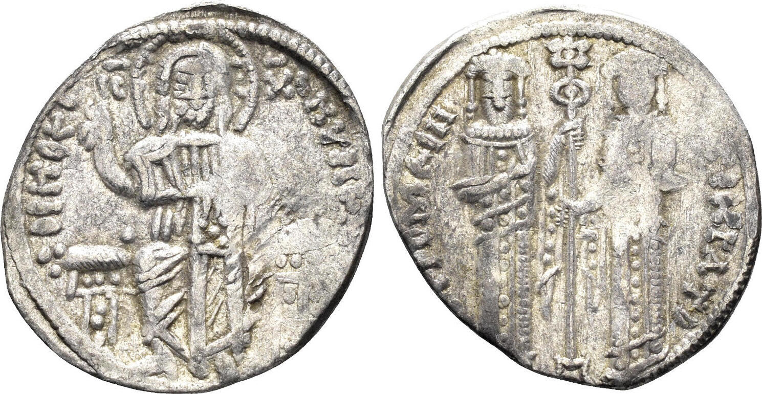BYZANTINE 1282-1328 Andronicus II Palaeologus, with Michael IX. AR ...