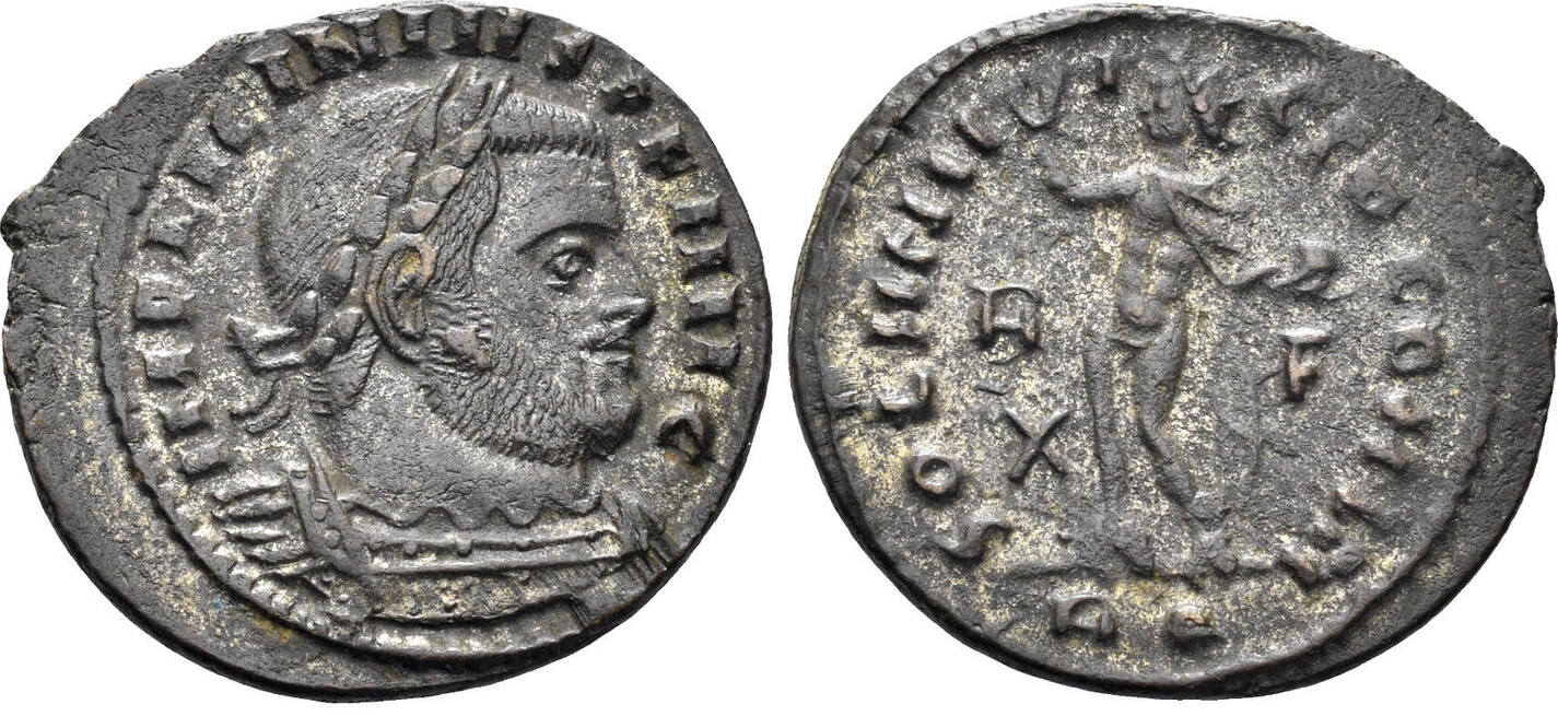 ROMAN AE Follis Licinius I. 308-324 AD. (2.84g, 21mm). Rome mint ...