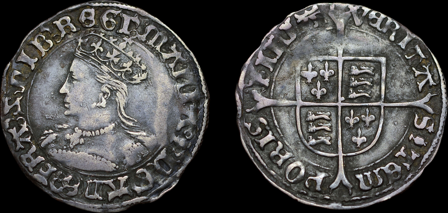 GREAT BRITAIN 1553-54 MARY TUDOR SILVER GROAT | MA-Shops
