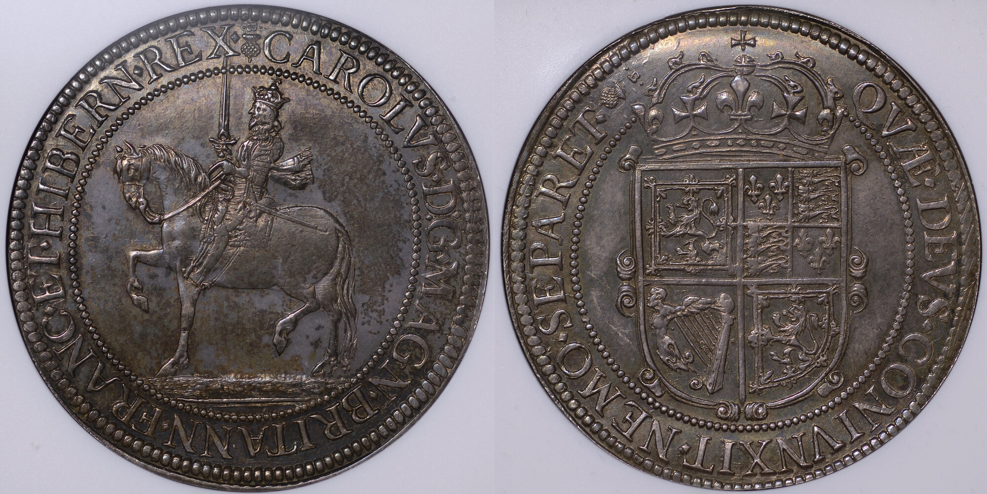 SCOTLAND, GREAT BRITAIN 1637-42 SCOTLAND CHARLES I, BRIOT'S SIXTY ...