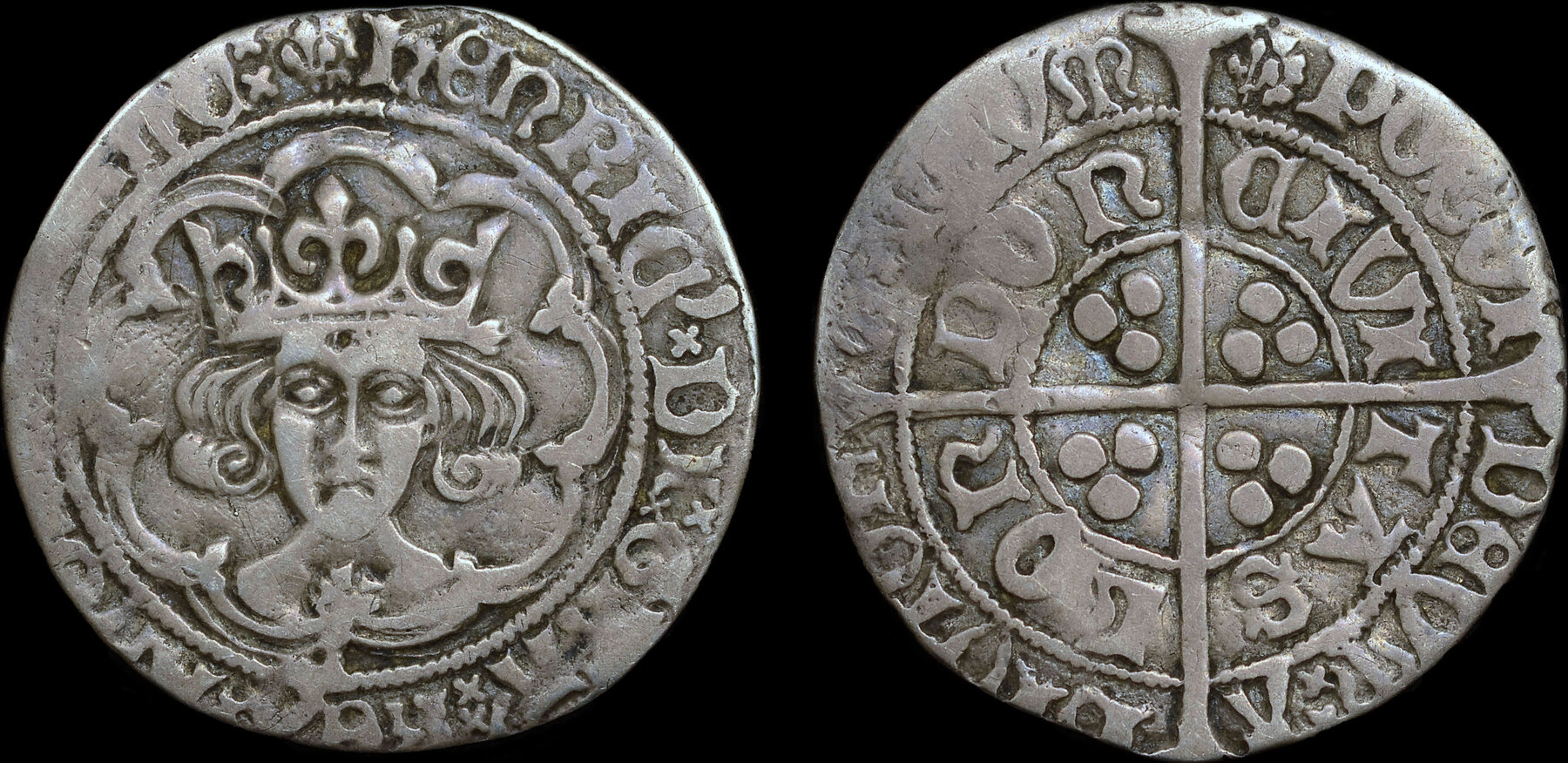 GREAT BRITAIN 1485-1509 HENRY VII SILVER GROAT, FIRST ISSUE, CLASS I ...