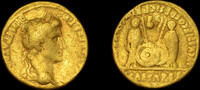 ANCIENT ROME AD 51-2 CLAUDIUS GOLD AUREUS | MA-Shops