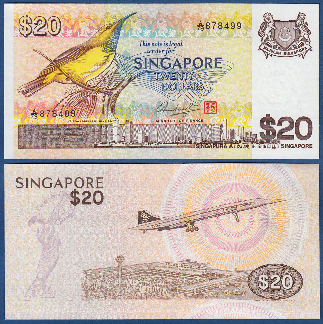 SINGAPUR P.12 20 Dollars 1979 UNC | MA-Shops