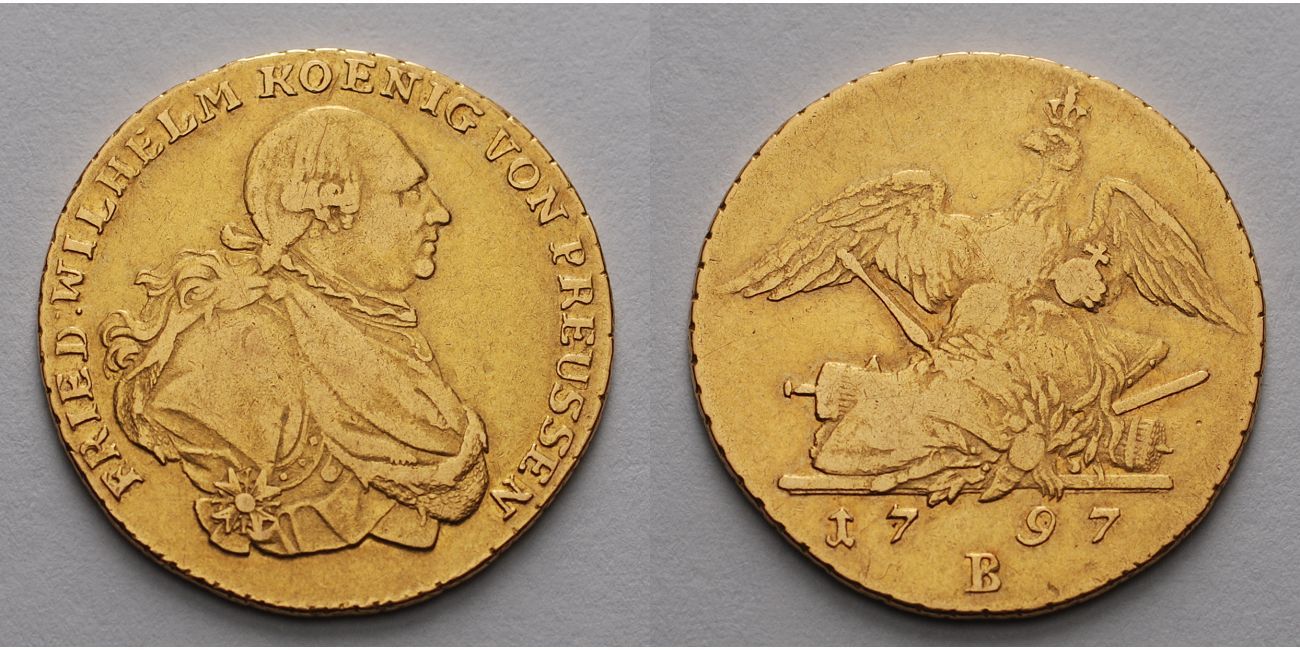 Brandenburg Preußen 1797 Friedrich Wilhelm II. 1786-1797, 1/2 ...