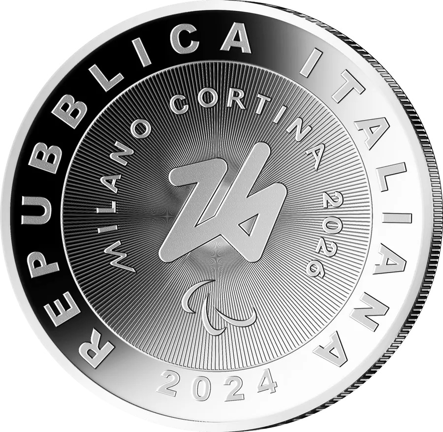 Italien WEIHNACHTSANGEBOT! 2x3 €uro 31,10g fein 38,61 mm Ø 2024 Olymp ...