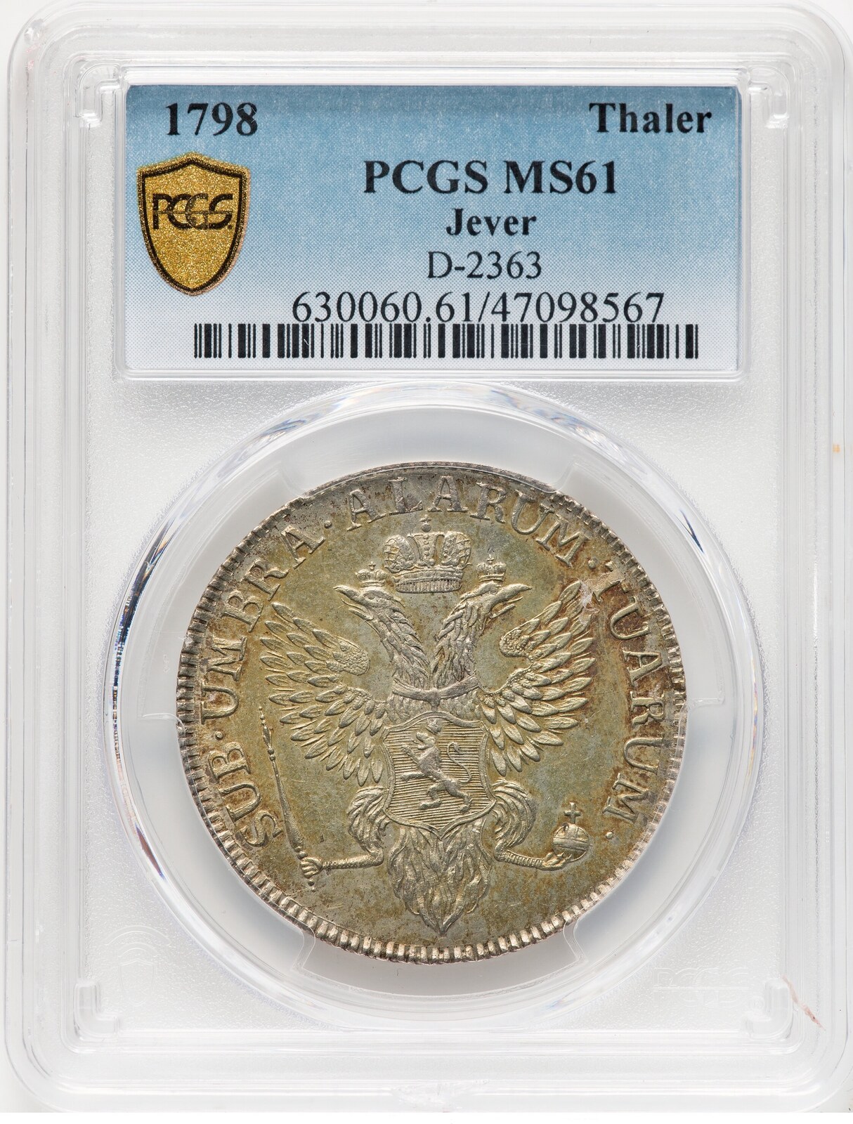 Thaler Jever - Russian Administration Paul I. Friederike Auguste Sophie ...