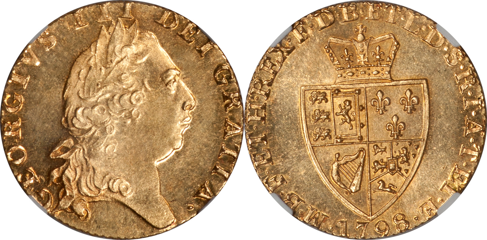 Great Britain 1798 George III Gold Guinea NGC MS-64 | MA-Shops