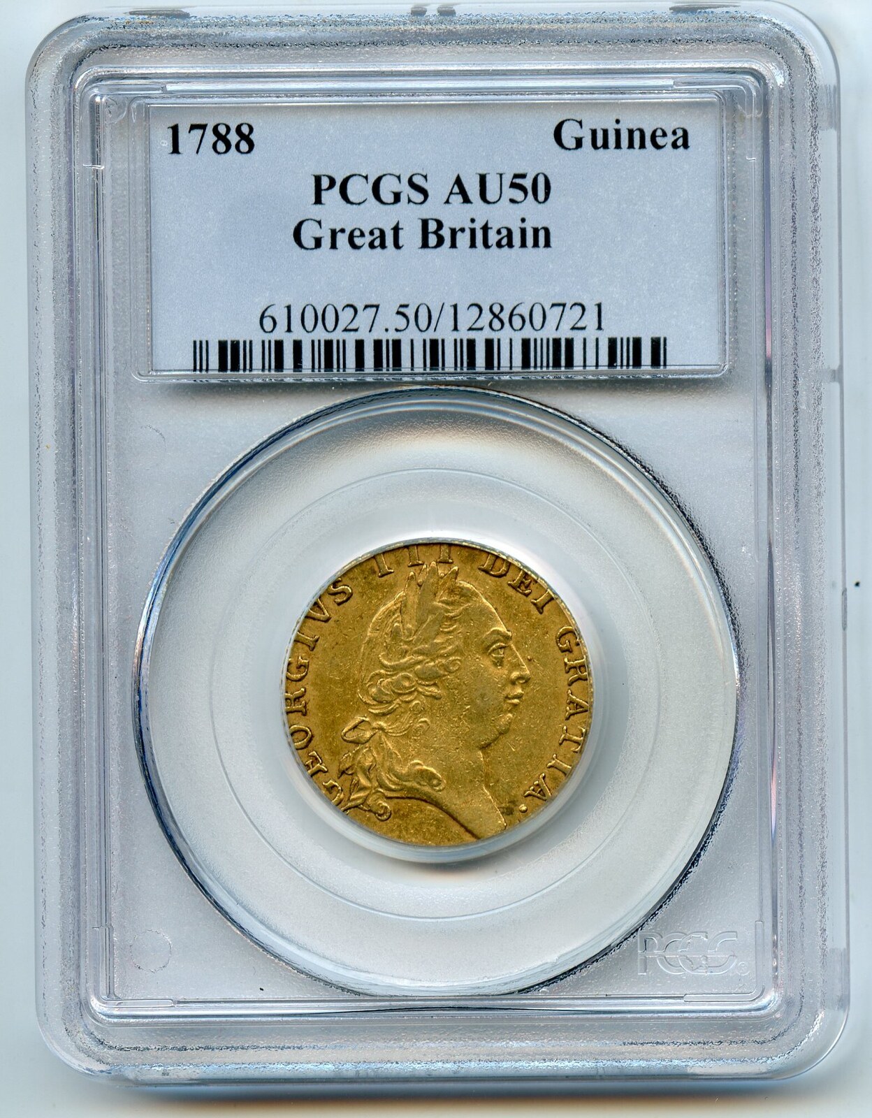 Great Britain 1788 George III Gold Guinea. Undergraded - old grey PCGS ...