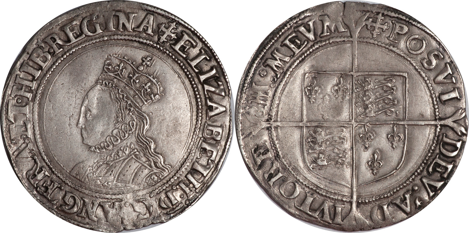 Great Britain Elizabeth I Silver Shilling Struck 1560-61 - Excellent ...