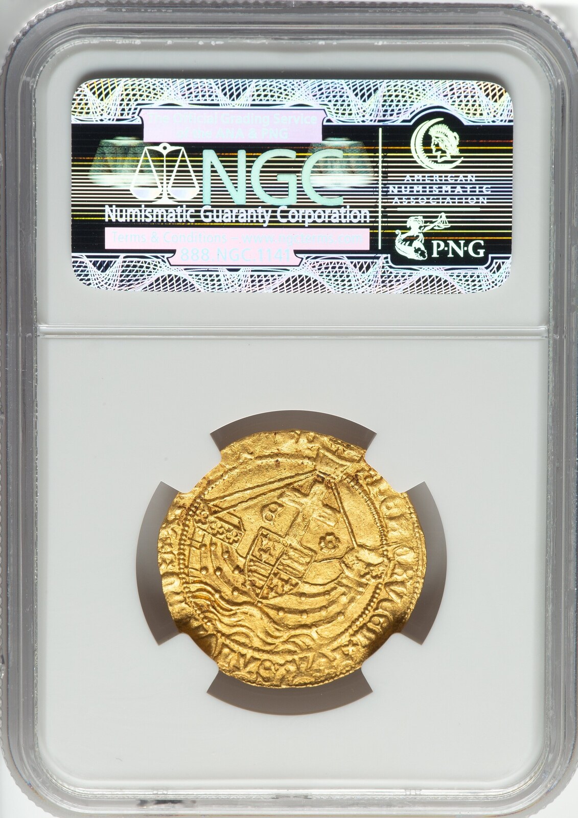 (1477-80) England Edward IV (Second Reign, 1471-1483) gold Angel (1477 ...