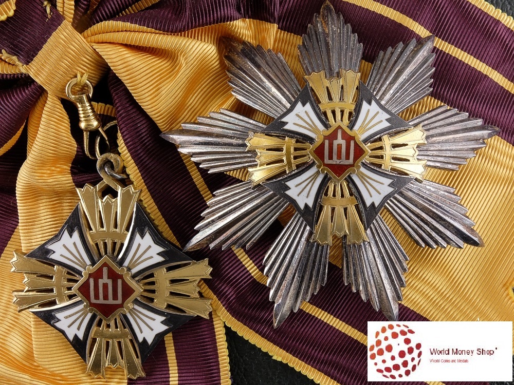 1930th A Rare Lithuanian Order of the Grand Duke Gediminas. First Class ...