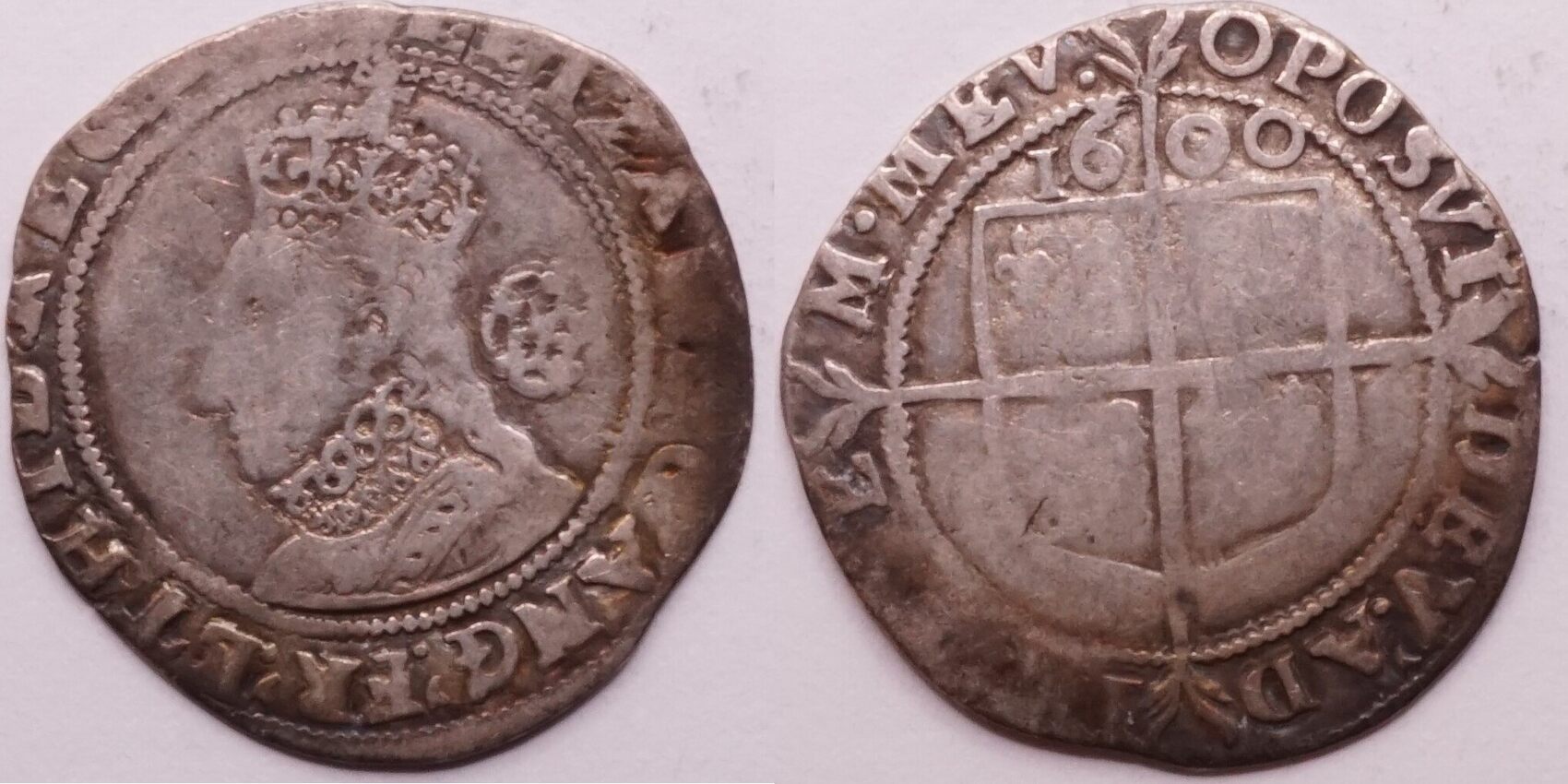 Great Britain 6 pence 1600 Elizabeth I (1558-1603) F | MA-Shops