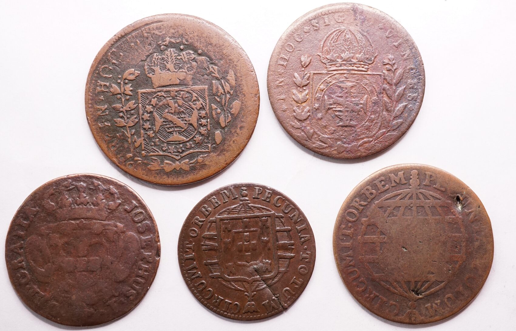 Portugal, Brazil 10 reis - 80 reis 1774-1830s Joao V | MA-Shops