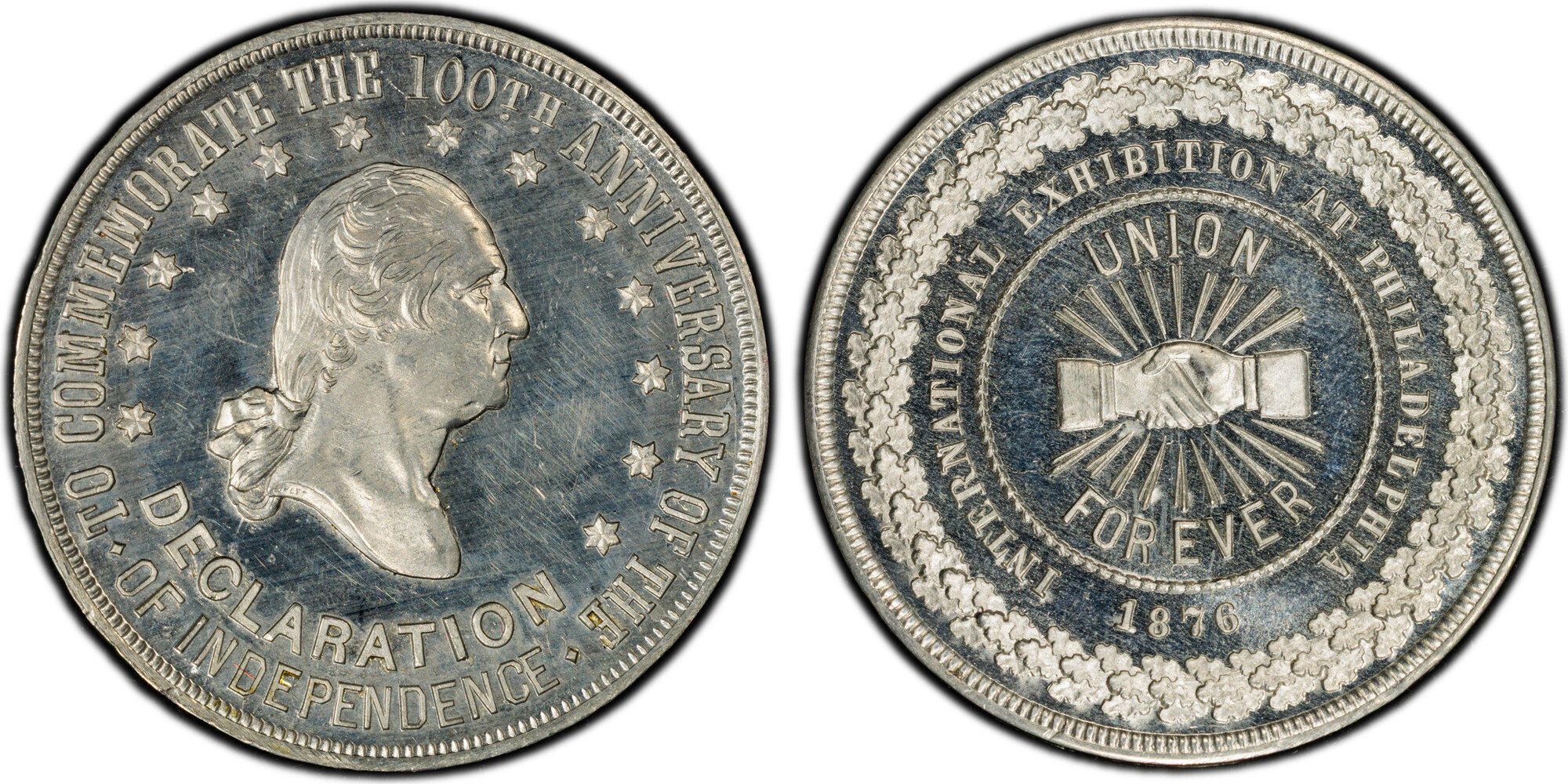 The United States of America Washingtoniana Medal 1876 Medal GW-880 ...